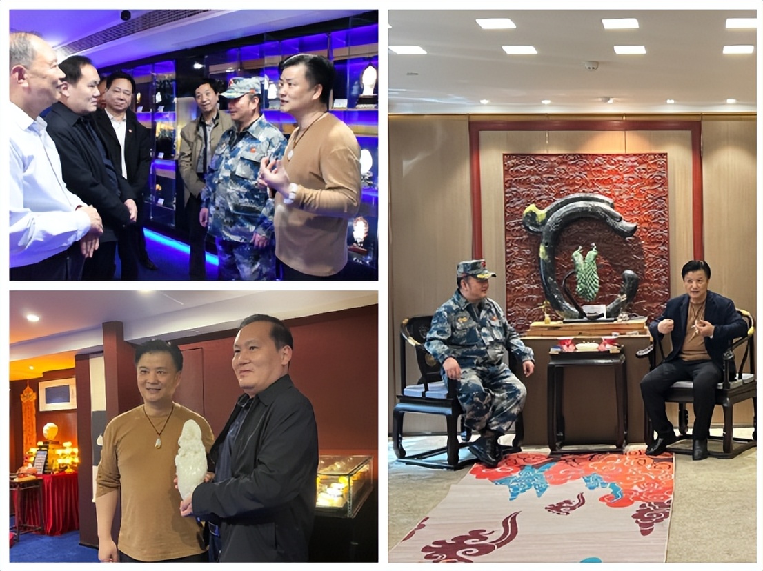 Director Chen Hanbing and a group of artists visited Nanjing Guangling ...
