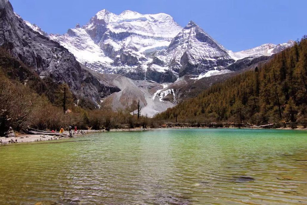 317+318, Approaching the Buddha Country Seda, West Sichuan Panorama ...
