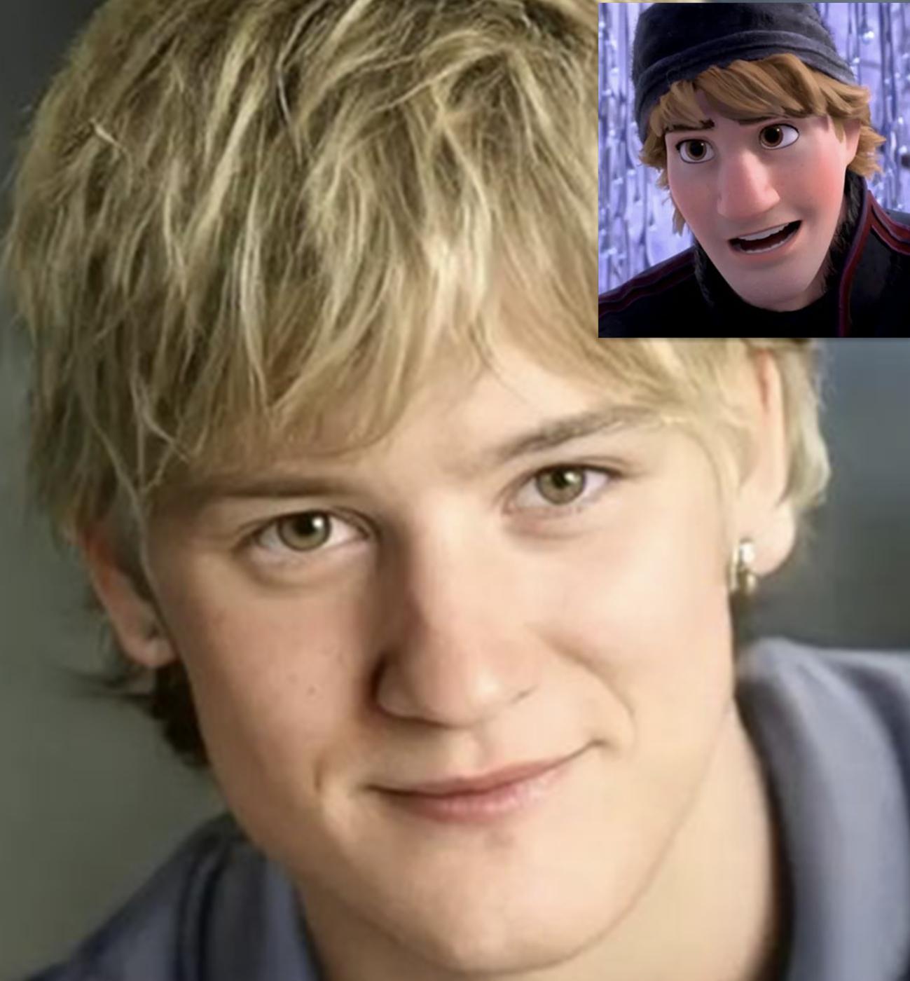When the prince becomes a live-action version, are the male ...