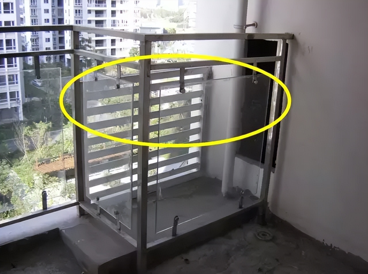 This is the first time I saw the air conditioner installed on the ...