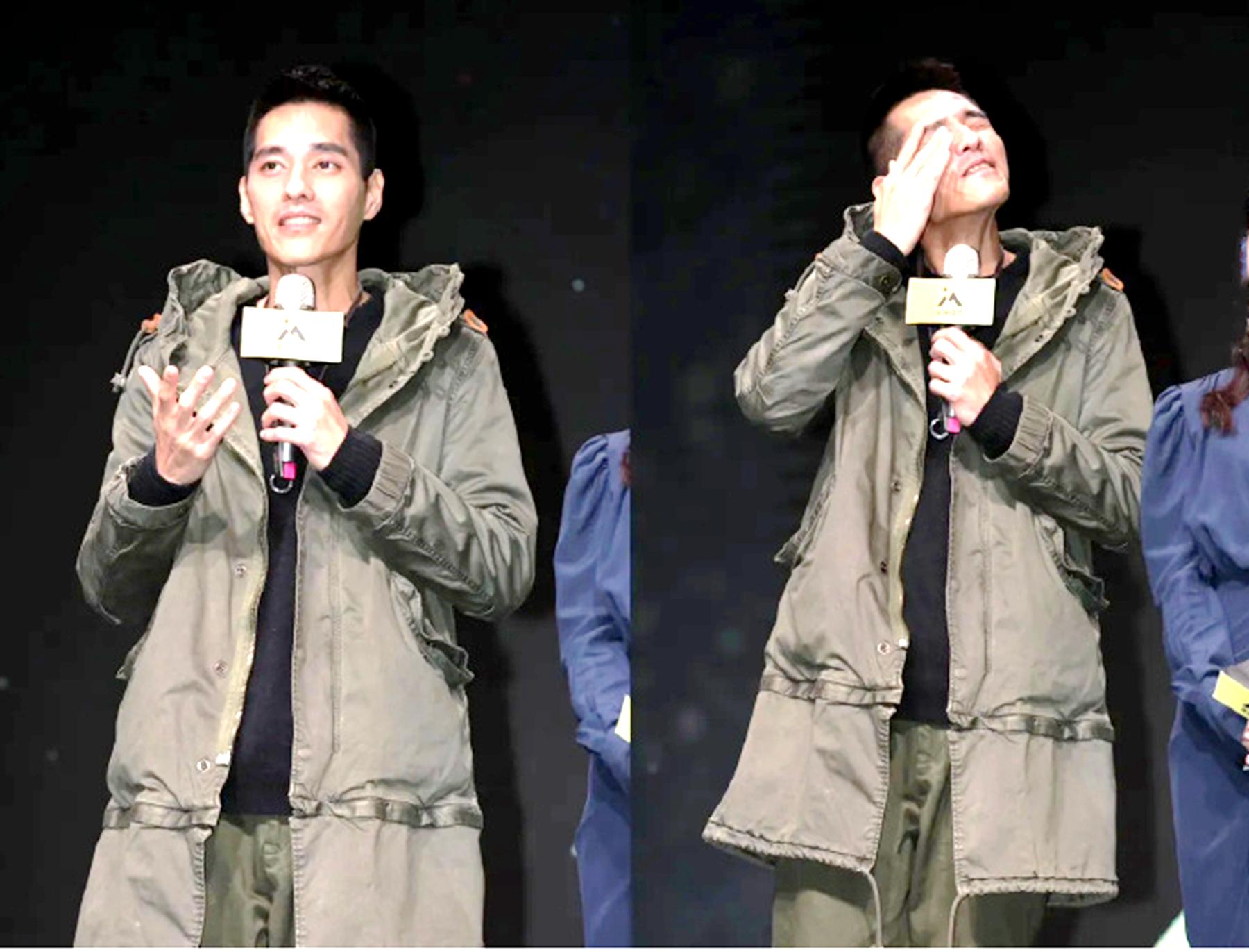 Lan Zhenglong seldom appeared on camera, his body was thin and slightly ...