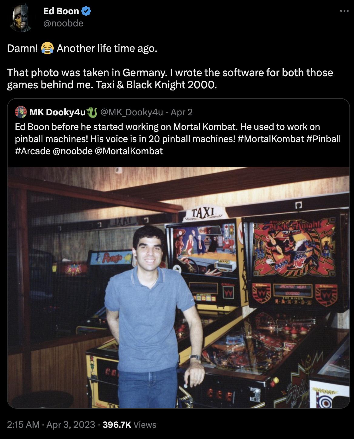 Weigh! Didn't expect that? Mortal Kombat creator Ed Bone used to make ...