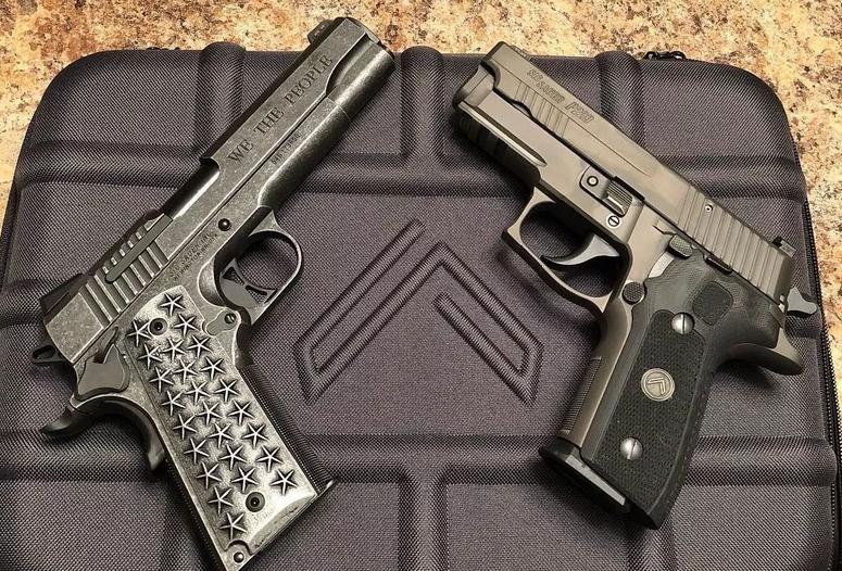 The famous German-American gun P229, with accurate shooting, is known ...