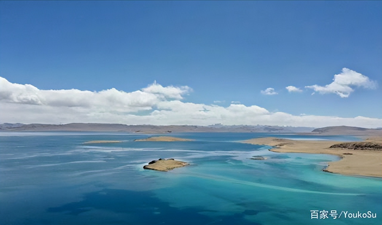 Why does the area of the lake continue to grow in the "Selincuo" on the ...