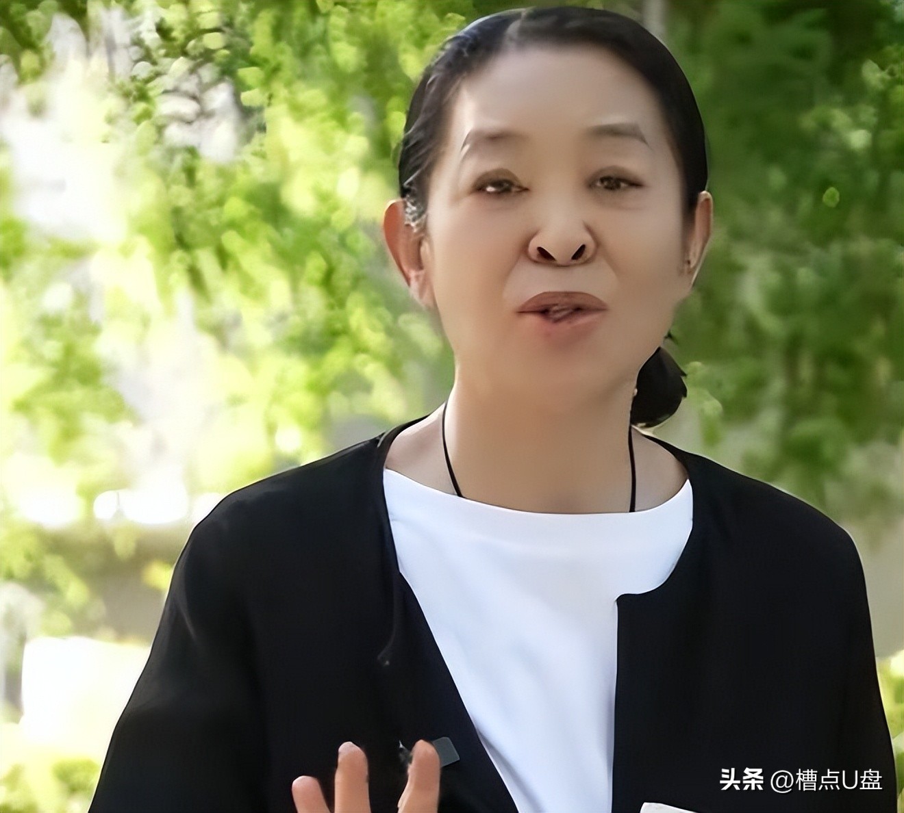 64-year-old Ni Ping is unrecognizable, her nostrils are everted like a ...