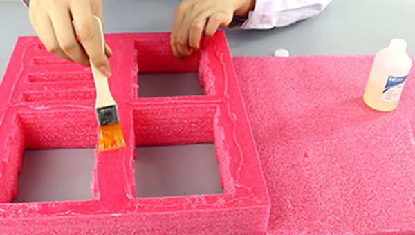 Easy one step! This glue allows sponges and plastics to bond seamlessly ...