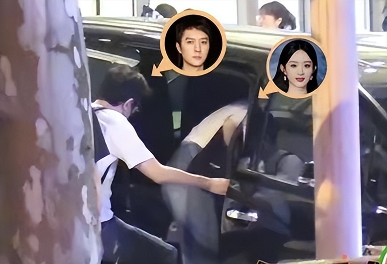 Feng Shaofeng and Zhao Liying are in the same frame for their children ...