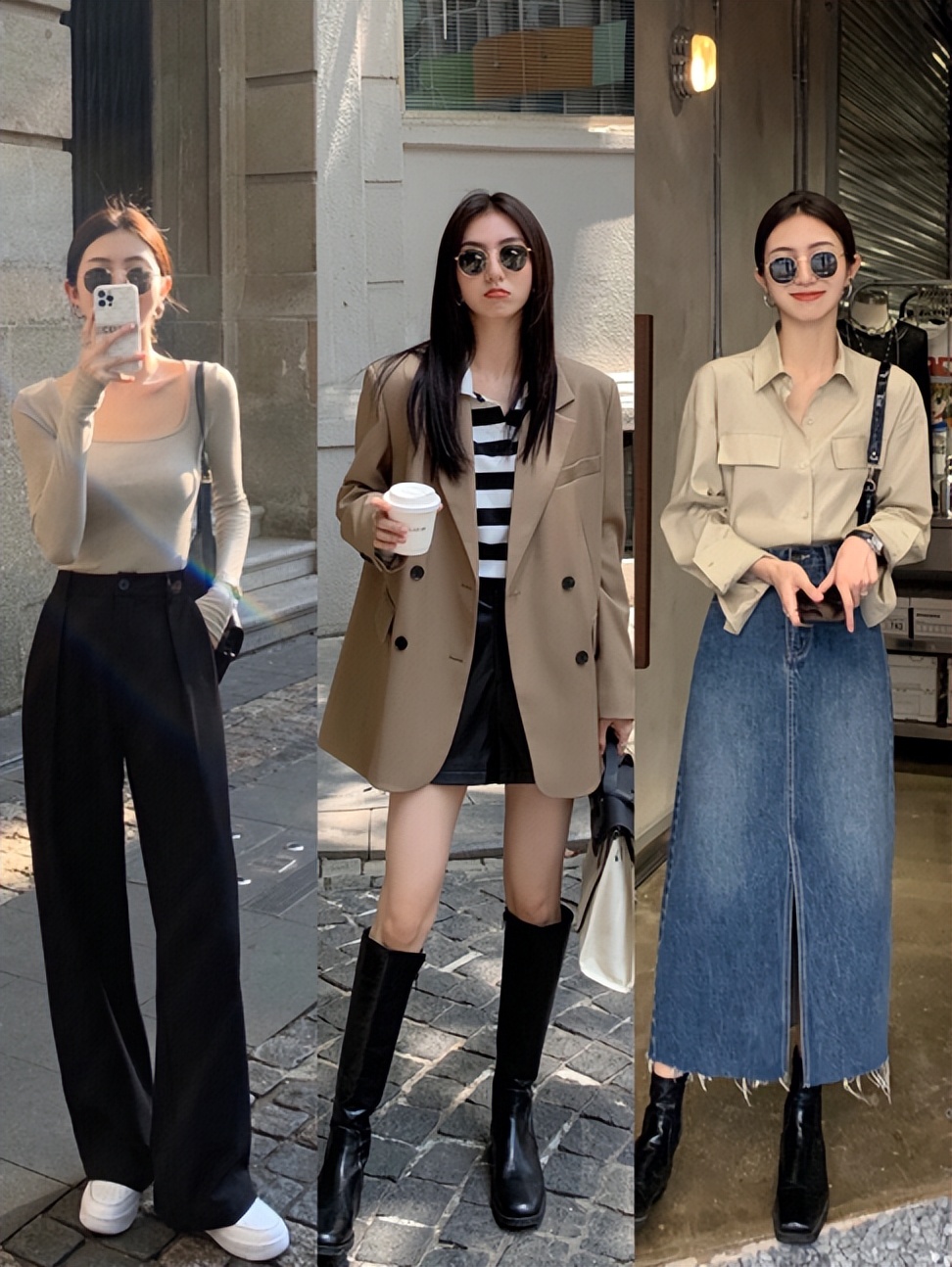 Don't wear all black in autumn, high-end "coffee color" is the ...