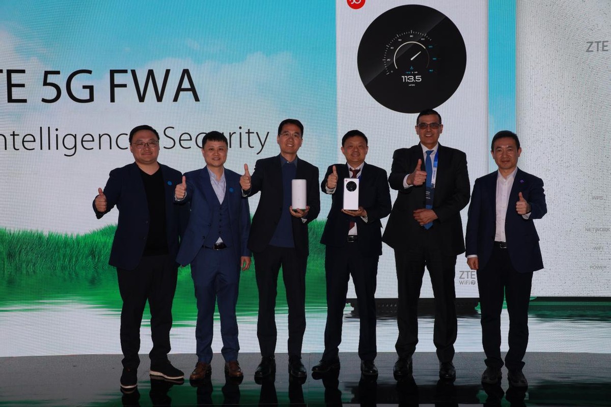 ZTE launched the fifth-generation 5G FWA and GIS version new products ...