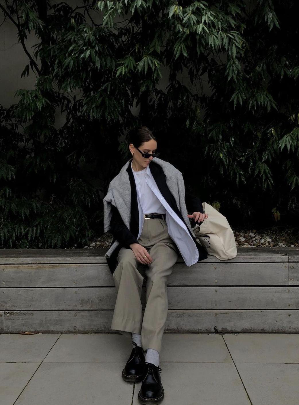 Use basic styles to create a lazy and high-end style of dressing, and ...