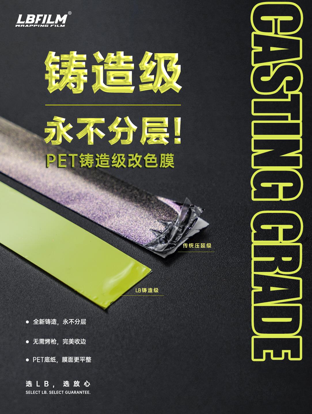 LBFILM color changing film debut PET casting grade color changing film - iNEWS