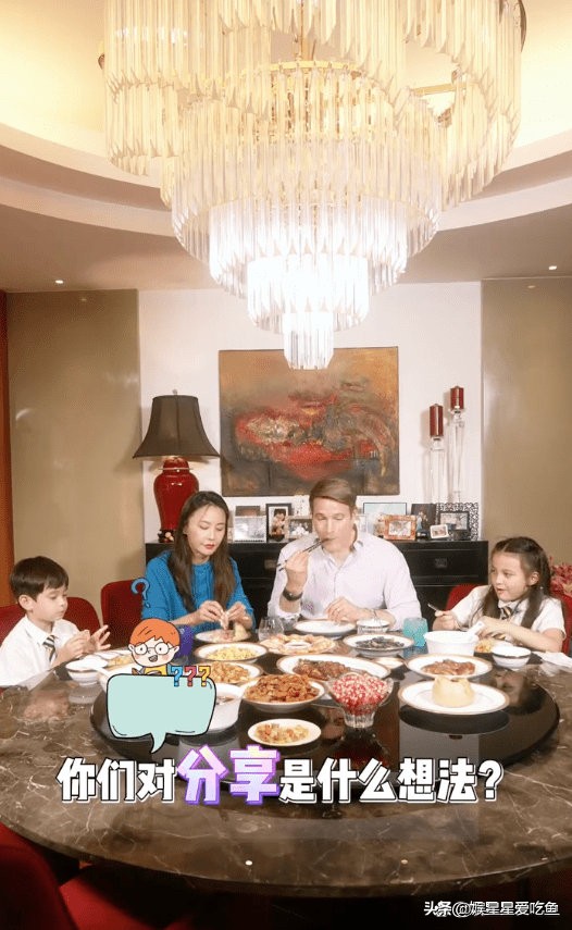 Ma Yashu shared the video of the meal, the family is very handsome, and ...
