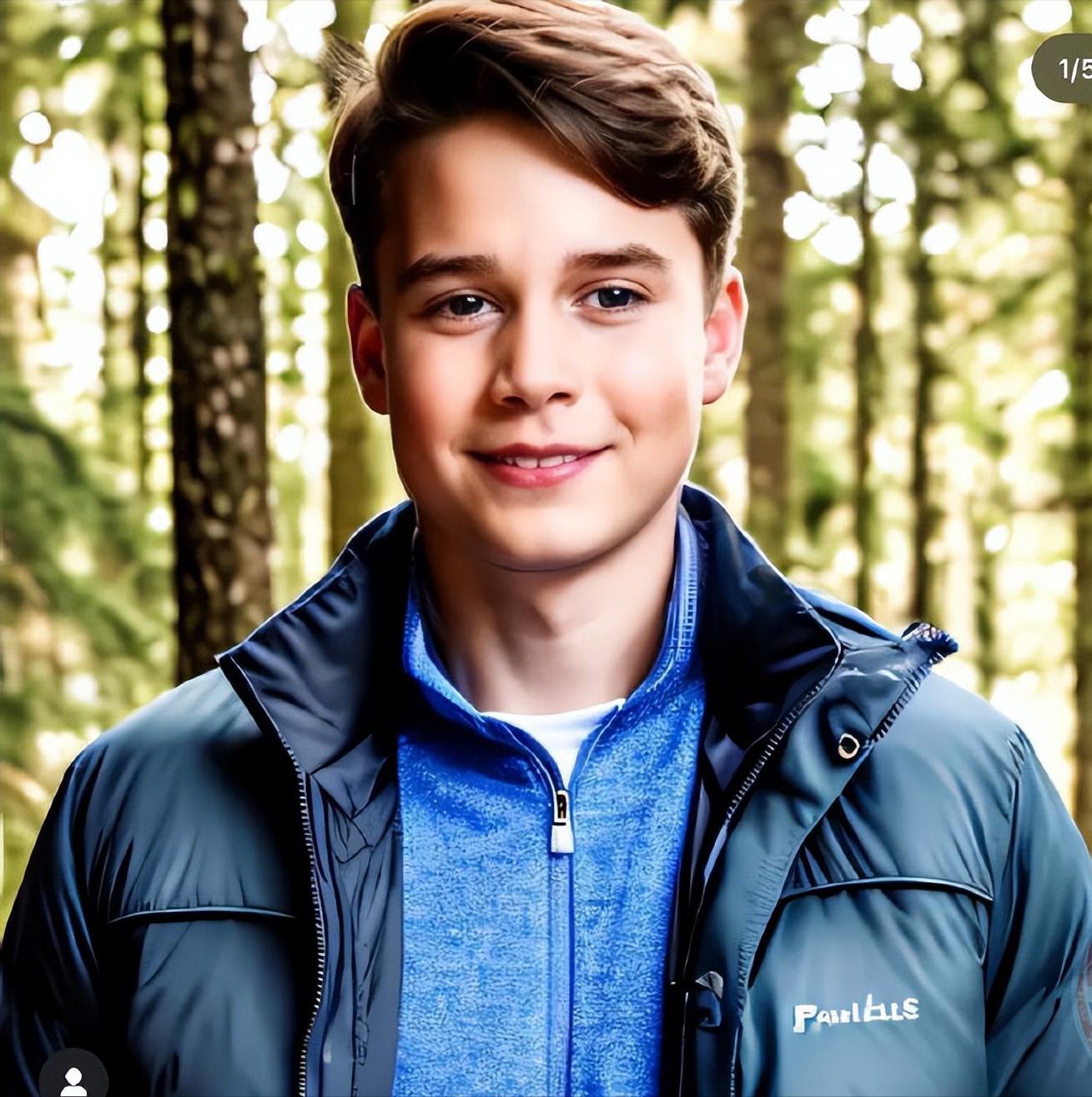 Prince George in a few years! The look and hairstyle are like dad, and ...