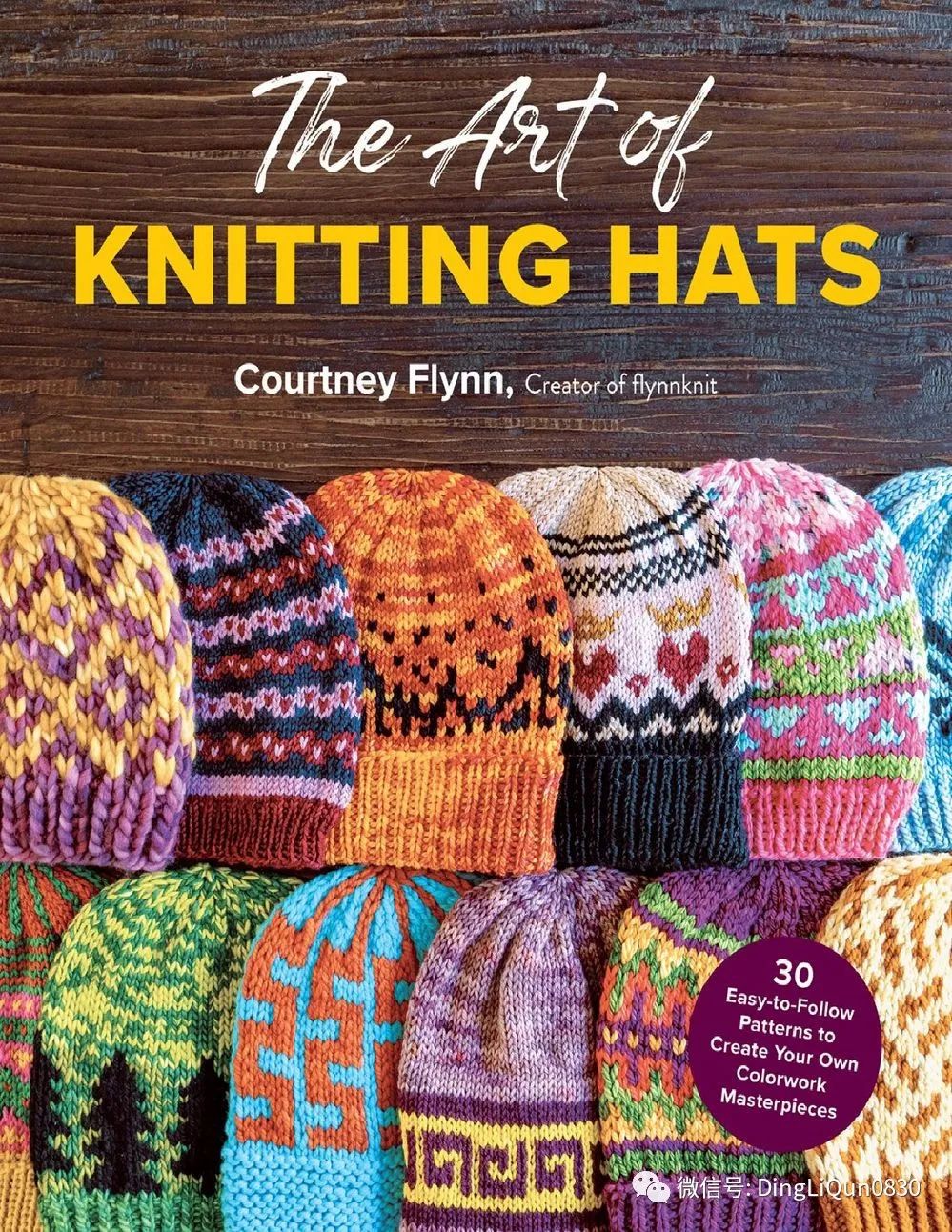 "Knitting Works" latest design of 30 colorful hats with bold colors ...