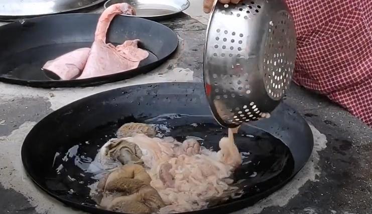 Buy a whole set of beef offal for 450, put it in a crock pot and simmer ...