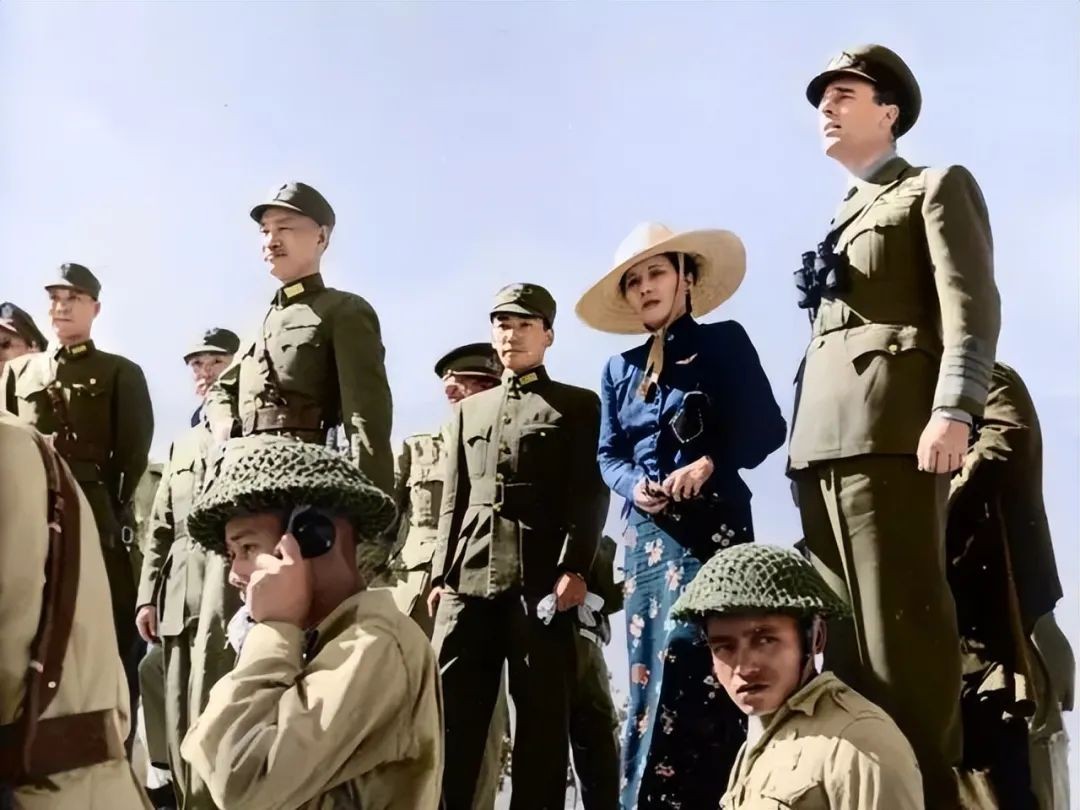 In 1943, Chiang Kai-shek inspected the national army stationed in India ...