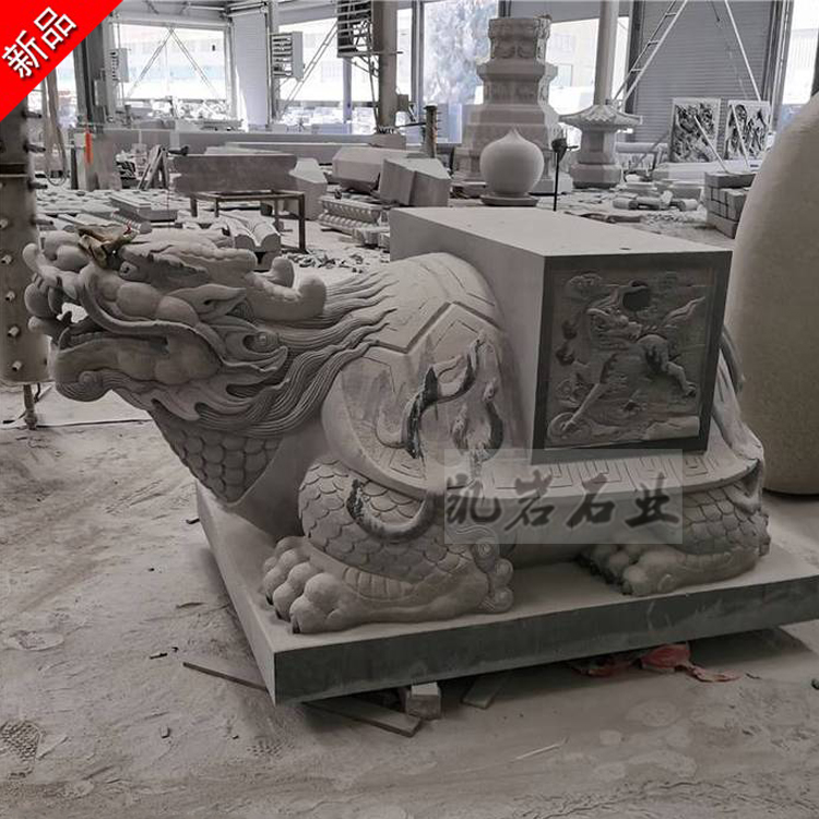 Introduction and Atlas Appreciation of Stone Carving Dragon Turtle - iNEWS