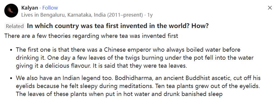 The US version of Zhihu: Where did tea originate from? Indian netizen ...