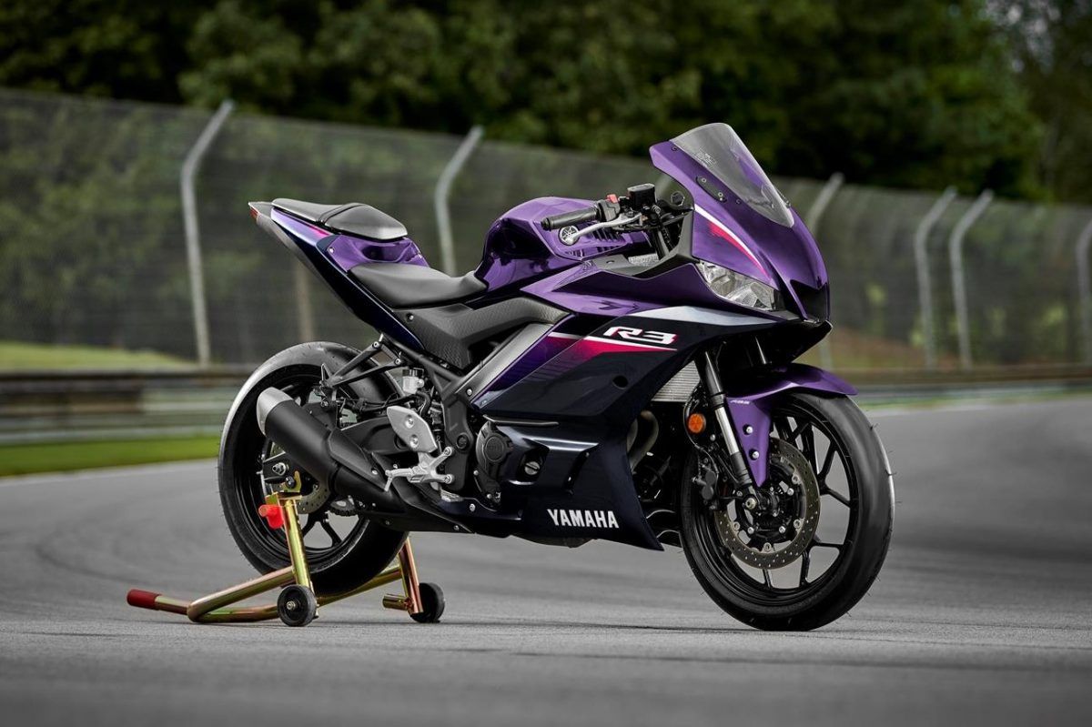 2023 YAMAHA YZF-R3 Overseas New Color Release: Phantom Purple Dream Back to the 90s - iNEWS