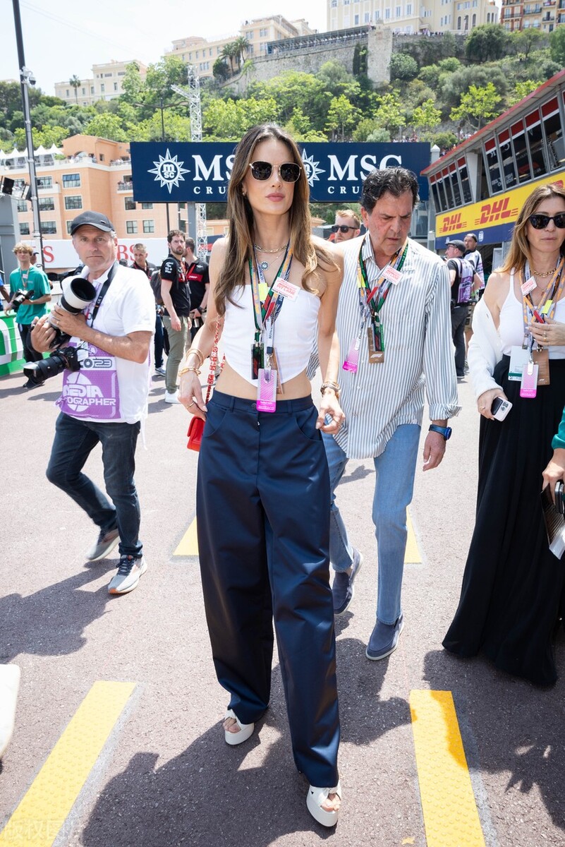 Alessandra Ambrosio at the Monaco F1 Grand Prix - iMedia
