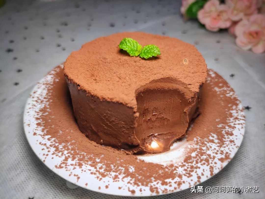 Internet celebrity iceberg lava chocolate can be made at home with only ...