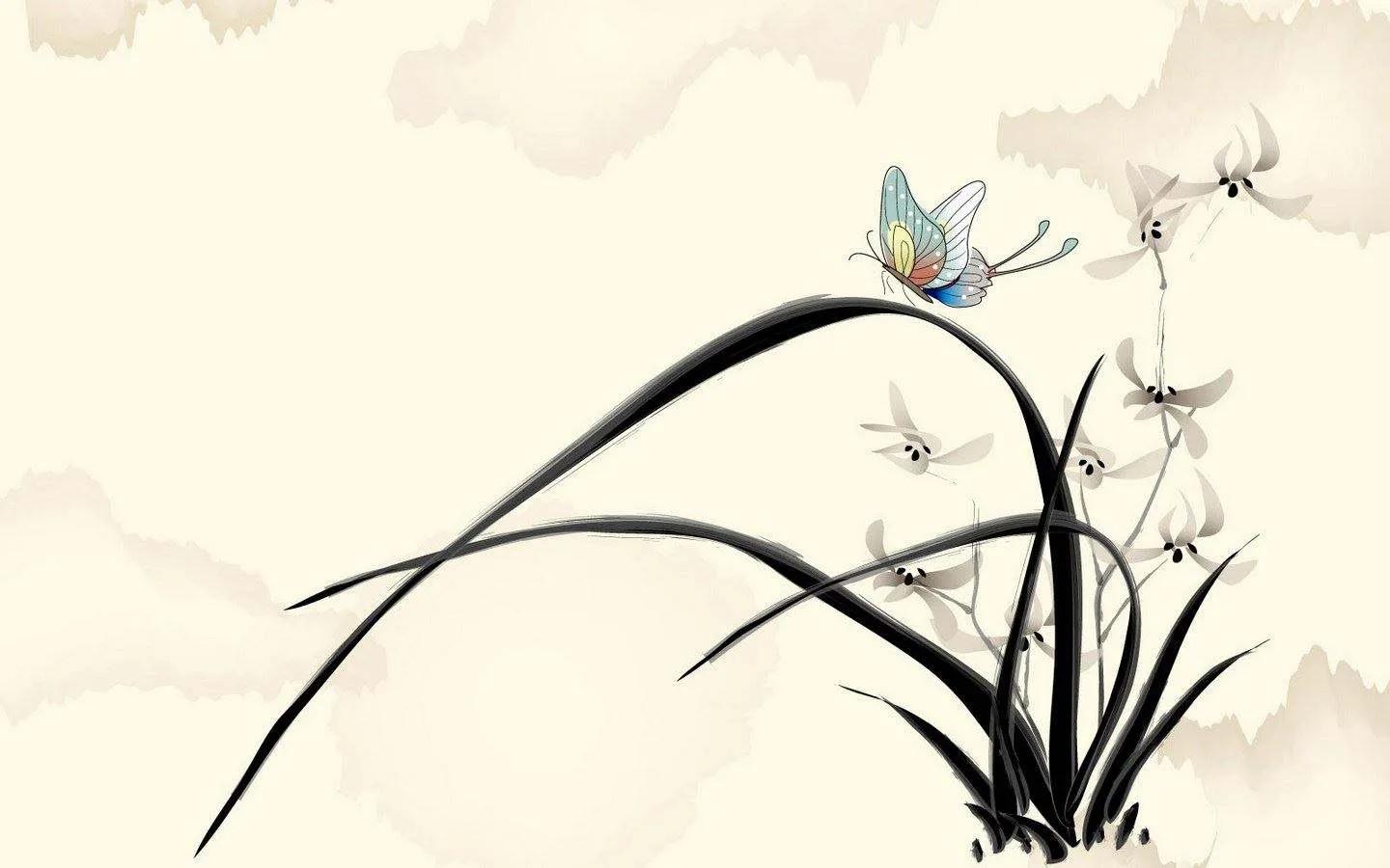 A few sad and poignant niche poems: Blowing a piece of autumn fragrance ...