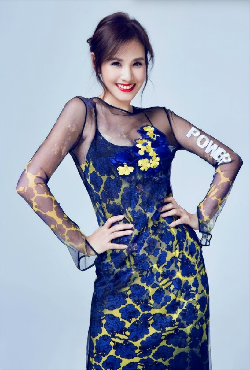 Vivi Wang Wanfei posted a comparison photo before and after fitness, thanks to her husband Liu ...