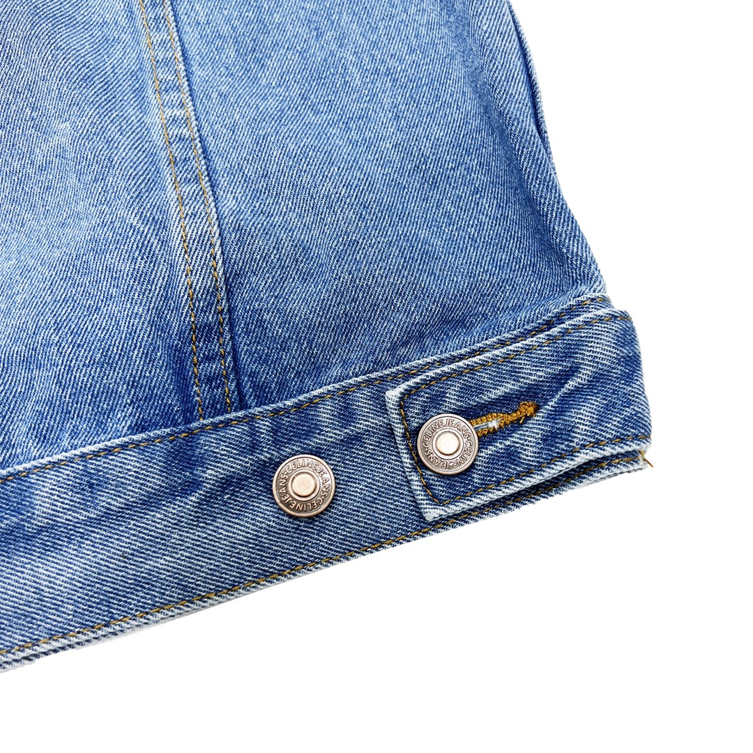 Celine / Celine fake two-piece hooded denim jacket - iNEWS