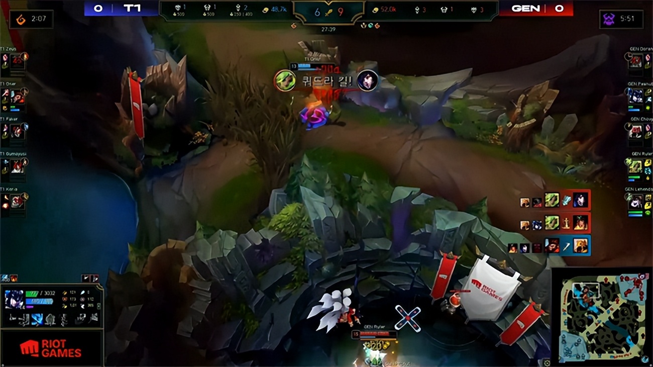 LOL-LCK: Ruler Zeli played perfectly and crowned the new king, GEN swept T1 3-0 to win the first ...