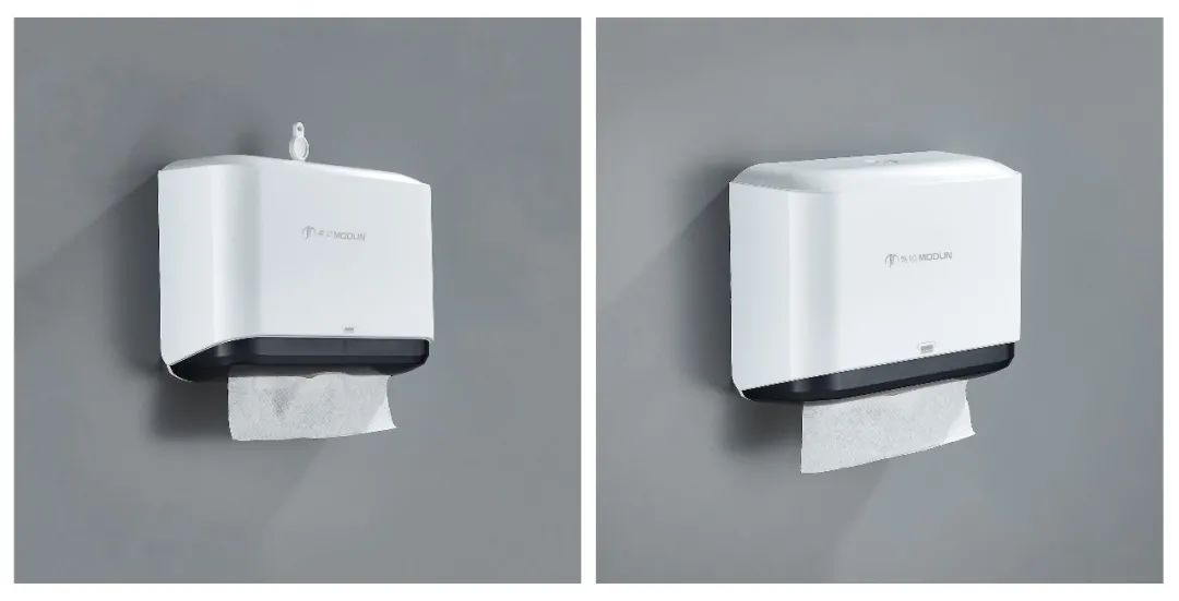 Hand tissue box to protect the hygiene and safety of public restrooms ...