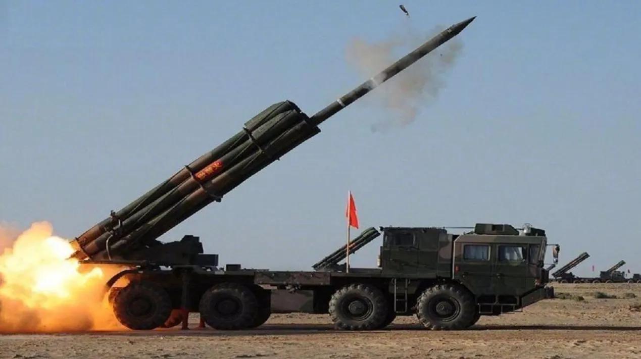 The PLA artillery is equipped with thousands of long-range rocket ...