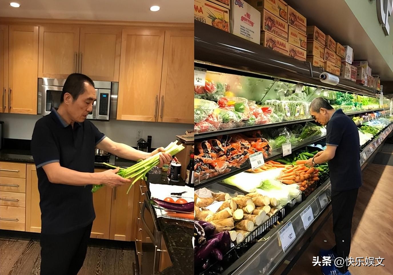 72-year-old Zhang Yimou eats on the set!Chatting and laughing with the ...