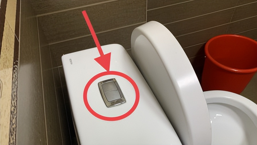 What's the difference between the "two buttons" on the toilet?Such a ...