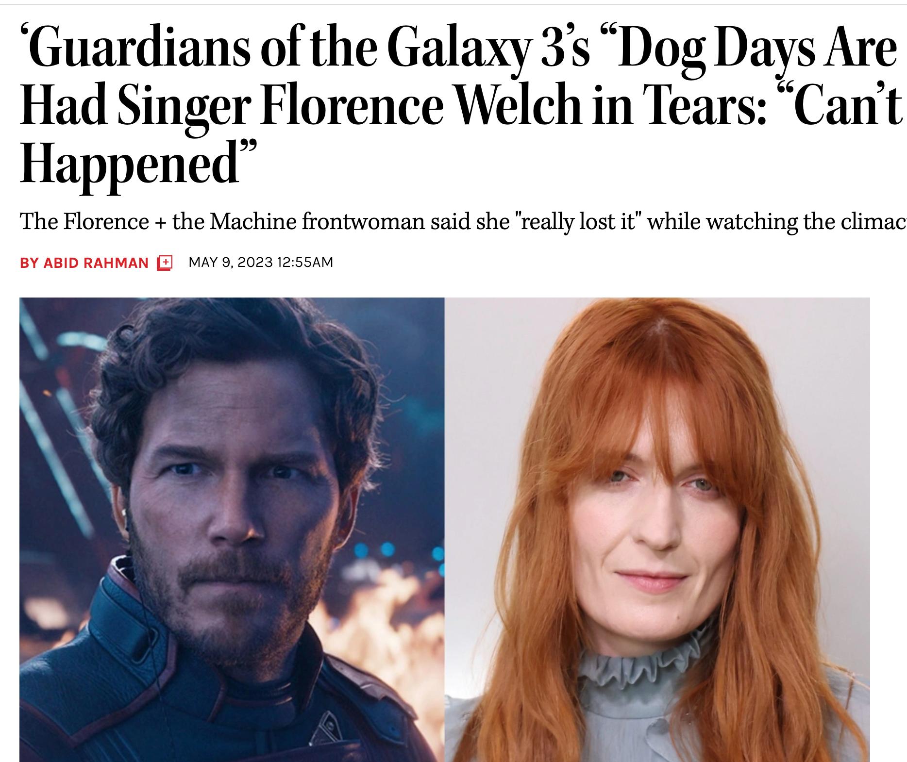 Welch on the mood of Guardians, Foley fits into Marvel, Loki has ...