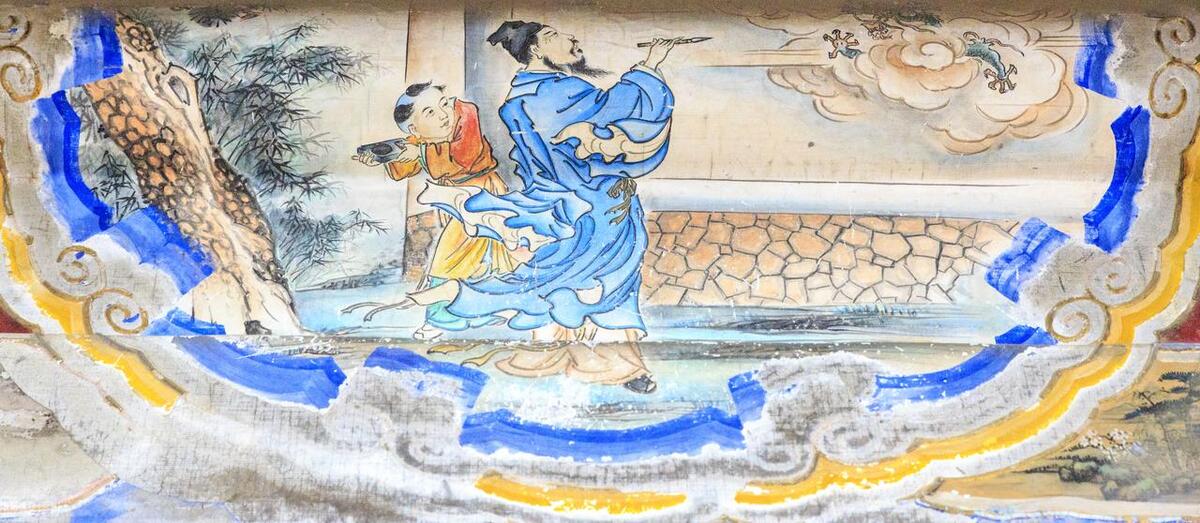 Zhang Sengyou of Taiping Guangji, one of the four ancestors of painters ...