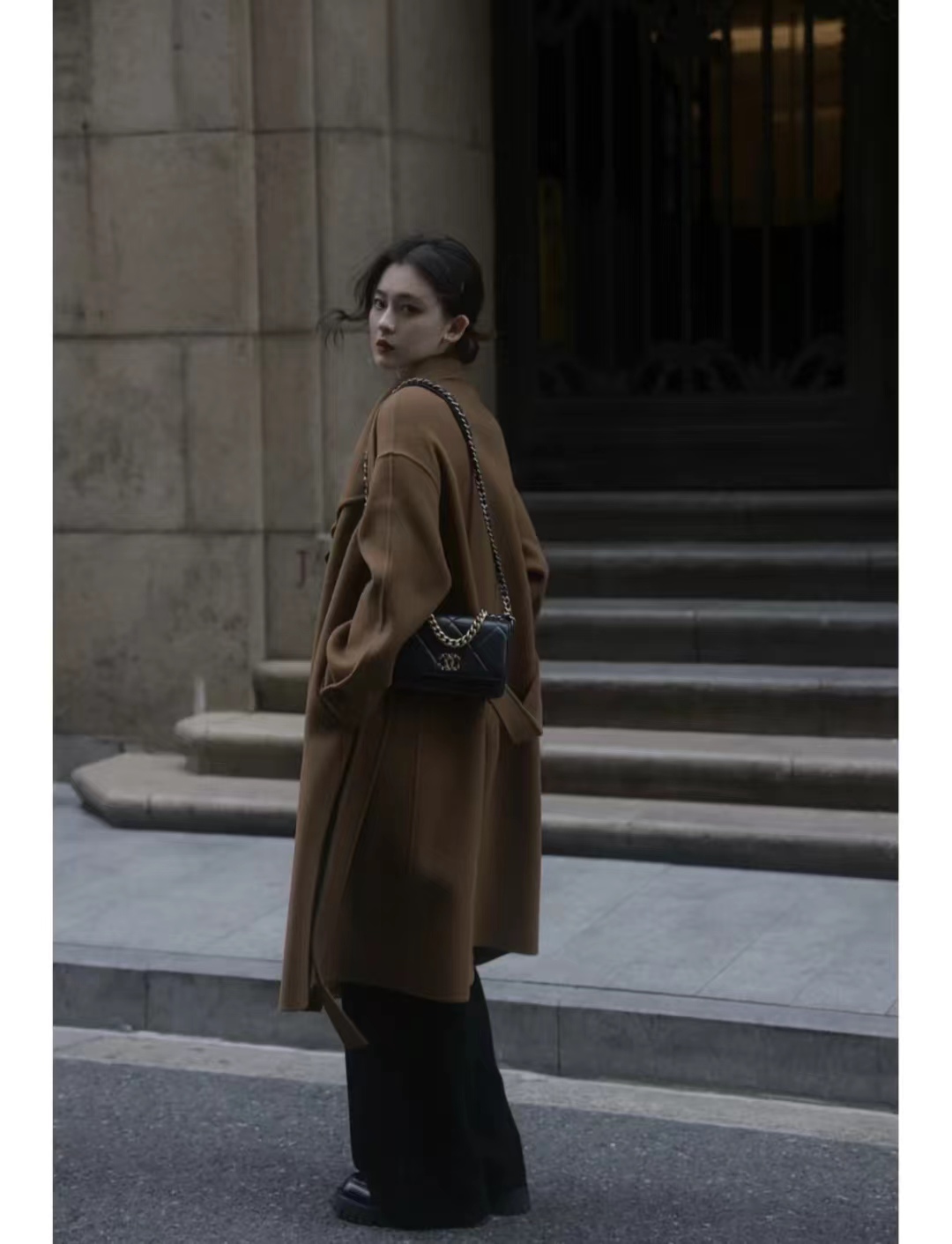 28 sets of camel coat dressing skills, support women's sense of luxury ...