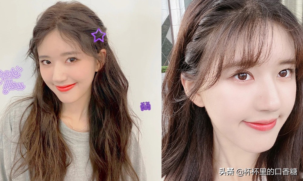 Zhao Lusi is thin and the same style of tying hair for teaching!Round ...