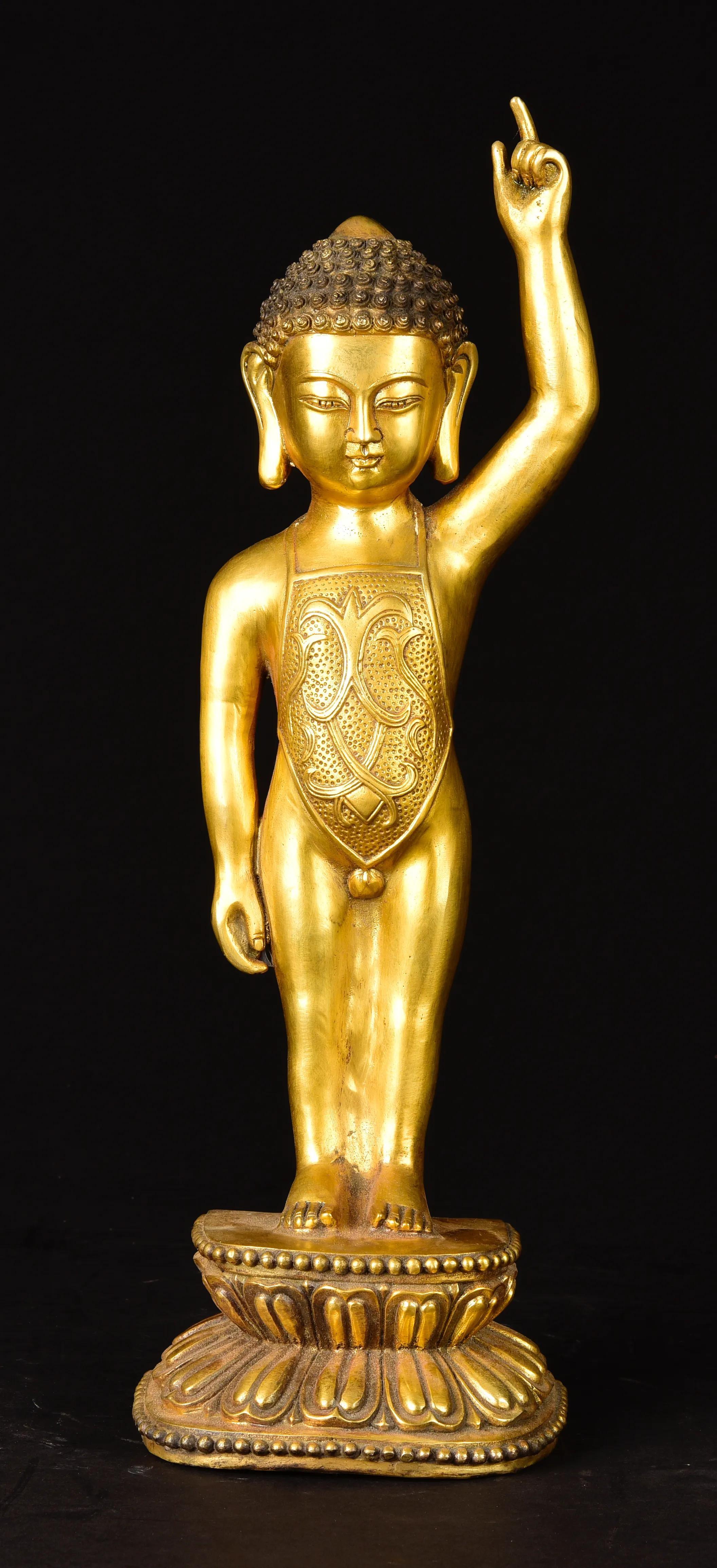 Brahma Xiang Ruiguang (2) Buddha Sakyamuni Birth Statue - iNEWS