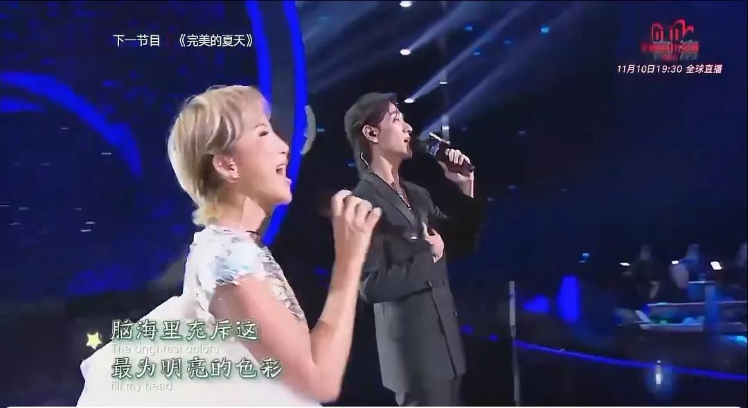 The songs sung by Coco Lee and Zheng Yunlong are so nice, one is a ...