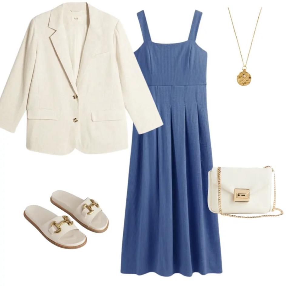6 sets of blue matching, wear this summer's fresh ocean style, age ...