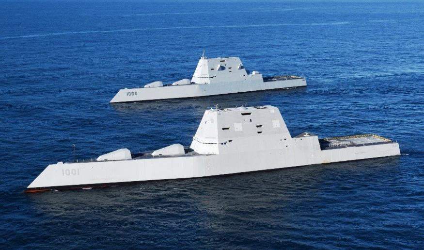 With a displacement of over 12,000 tons, the new destroyer is equipped ...