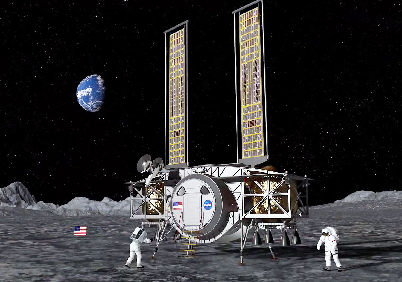 380,000 kilometers of outer space enclosure, a lunar base set up a safe ...