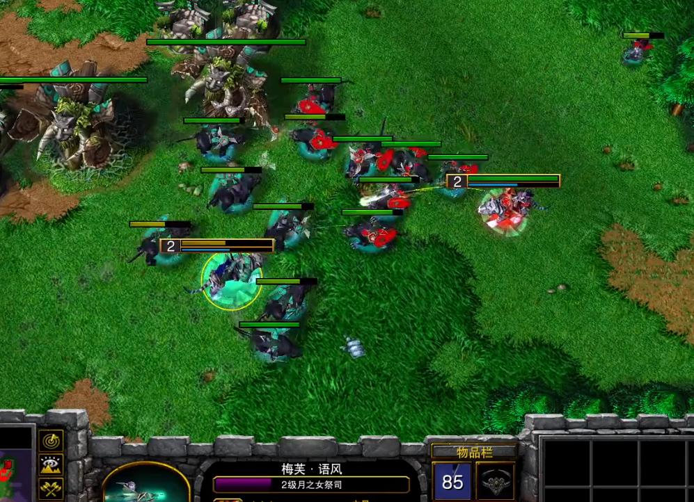 Warcraft 3: A melee huntress with agility, normal attack and ejection ...