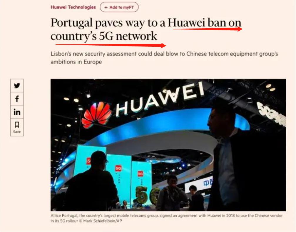 Today, Portugal announced the ban on Huawei 5G! Foreign media: China's ...