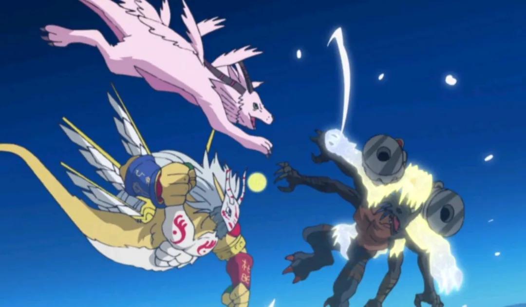 Digimon: Two Tyrannosaurus beasts evolved wrongly, and they can merge into a space-time demon ...