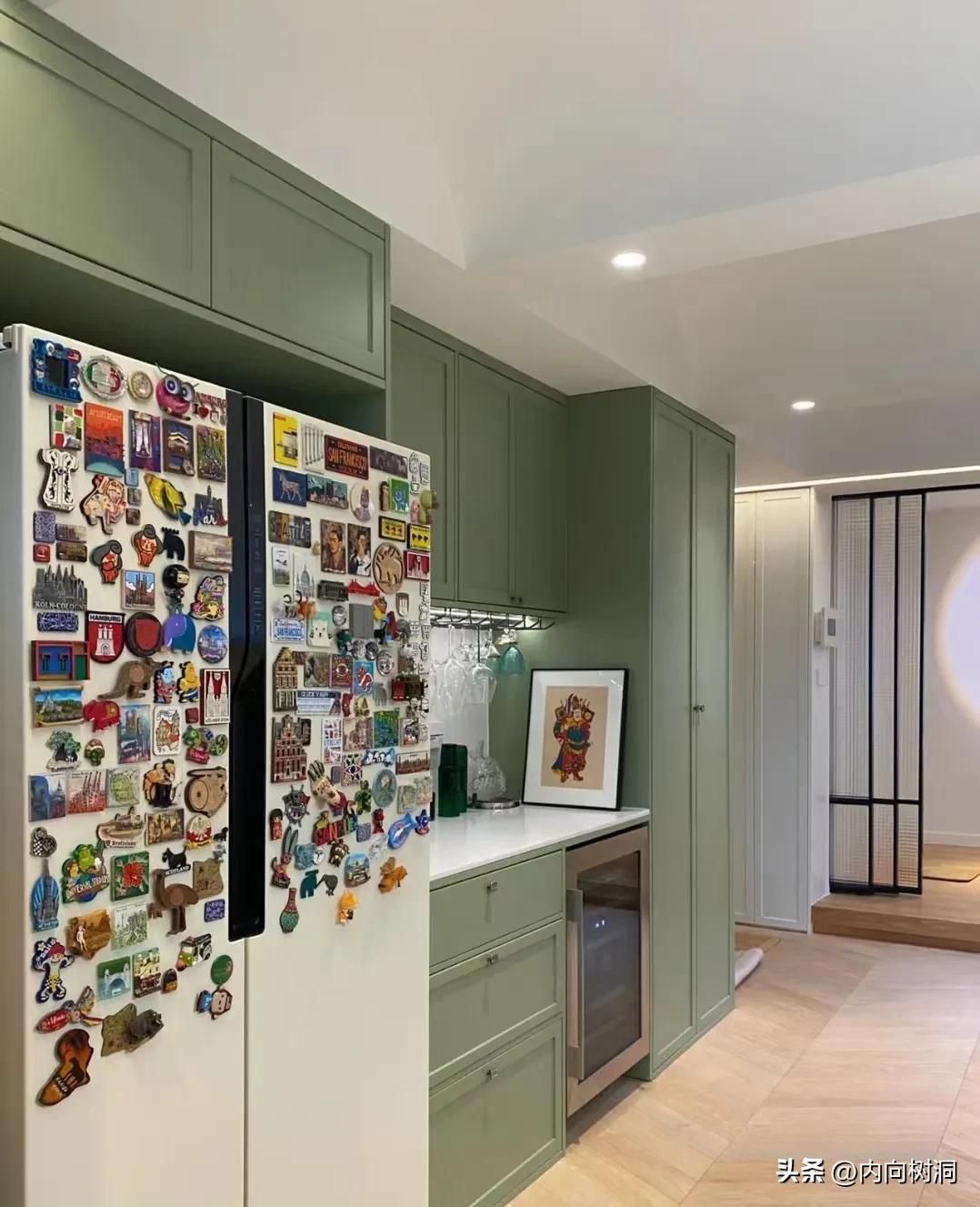 Matcha color door panel kitchen cabinet sharing - iNEWS