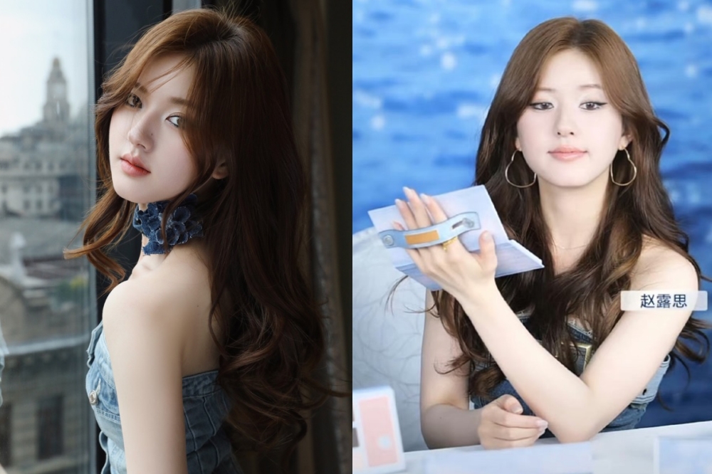 "The Back Wave" is on the air, Zhao Lusi's off-screen makeup and hair styles overturned one ...