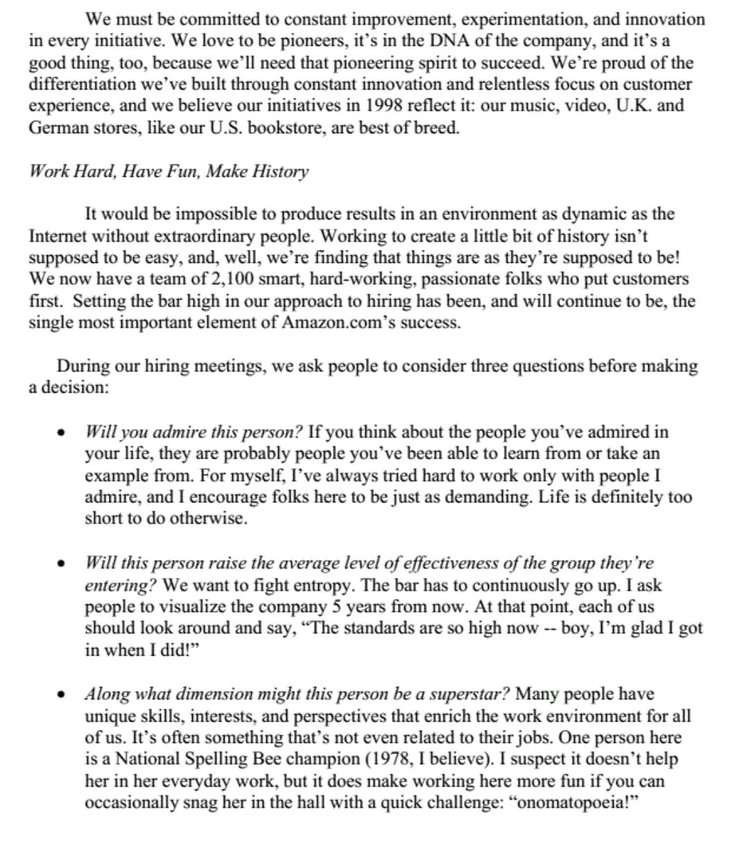 "Story" Letter from Jeff Bezos, the godfather of global e-commerce, to ...