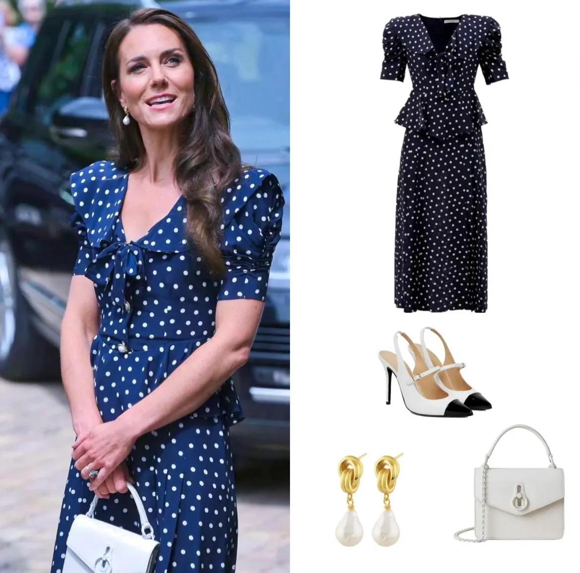 Learn how to match dresses with Princess Kate, firmly grasp the elegant ...