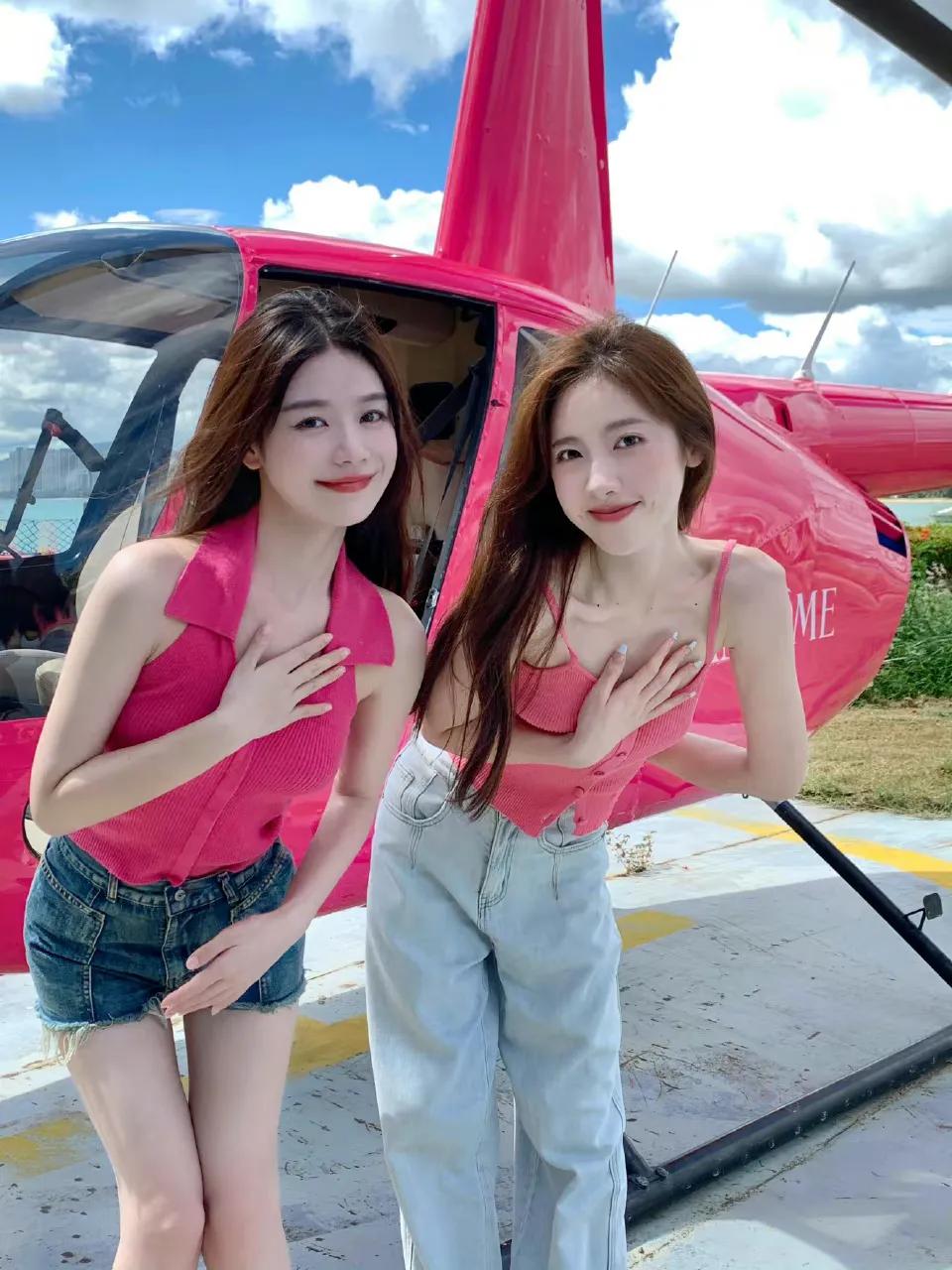 The pink girl sisters are not only beautiful, but also have a stable ...